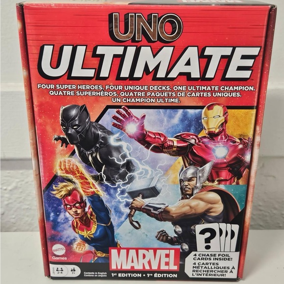 Marvel | Video Games & Consoles | Marvel Uno Ultimate Card Game Red ...